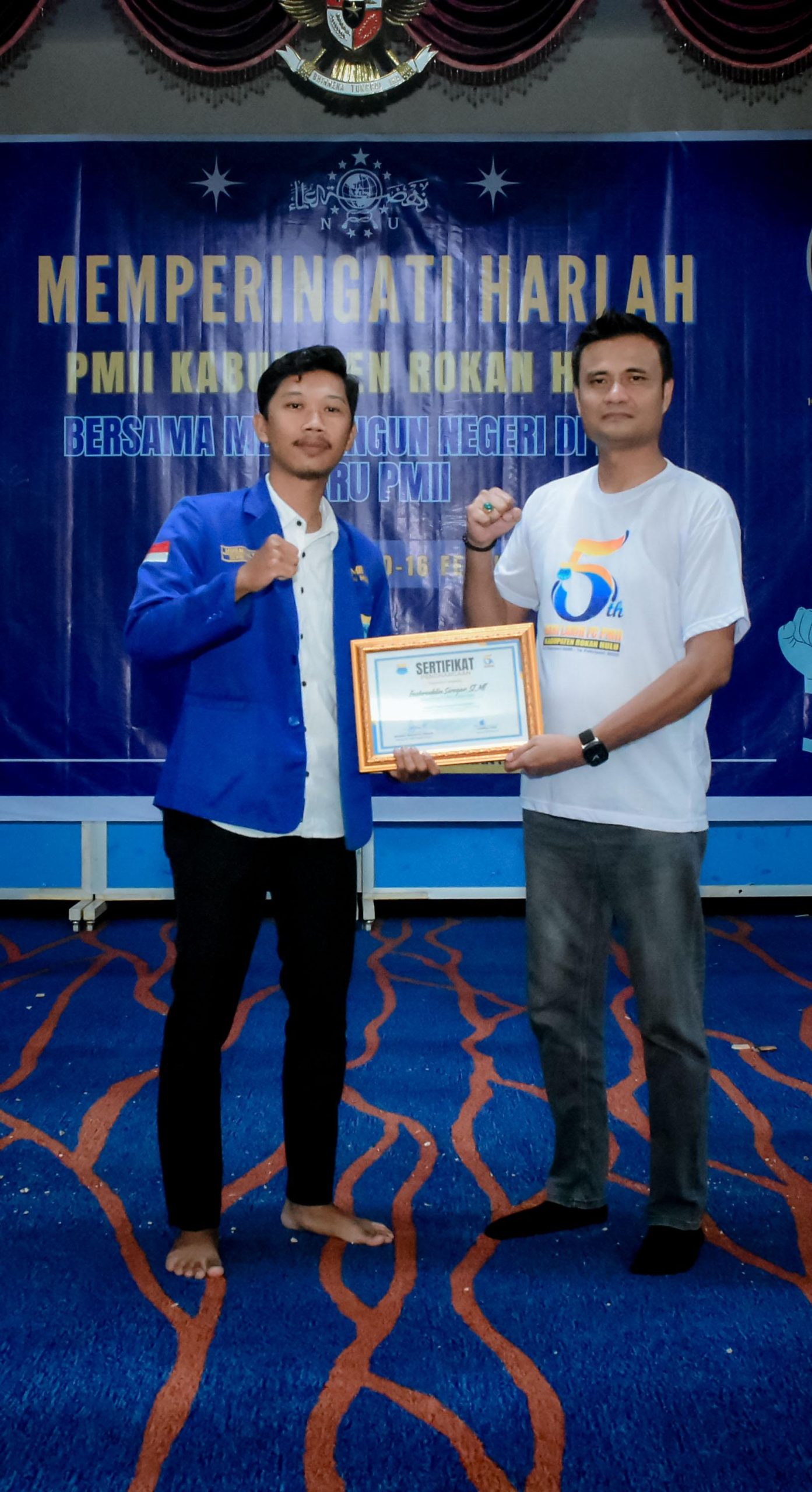 ANGGOTA KEHORMATAN PMII ROHUL FACHRUDDIN SIREGAR TERIMA 2 PENGHARGAAN ...